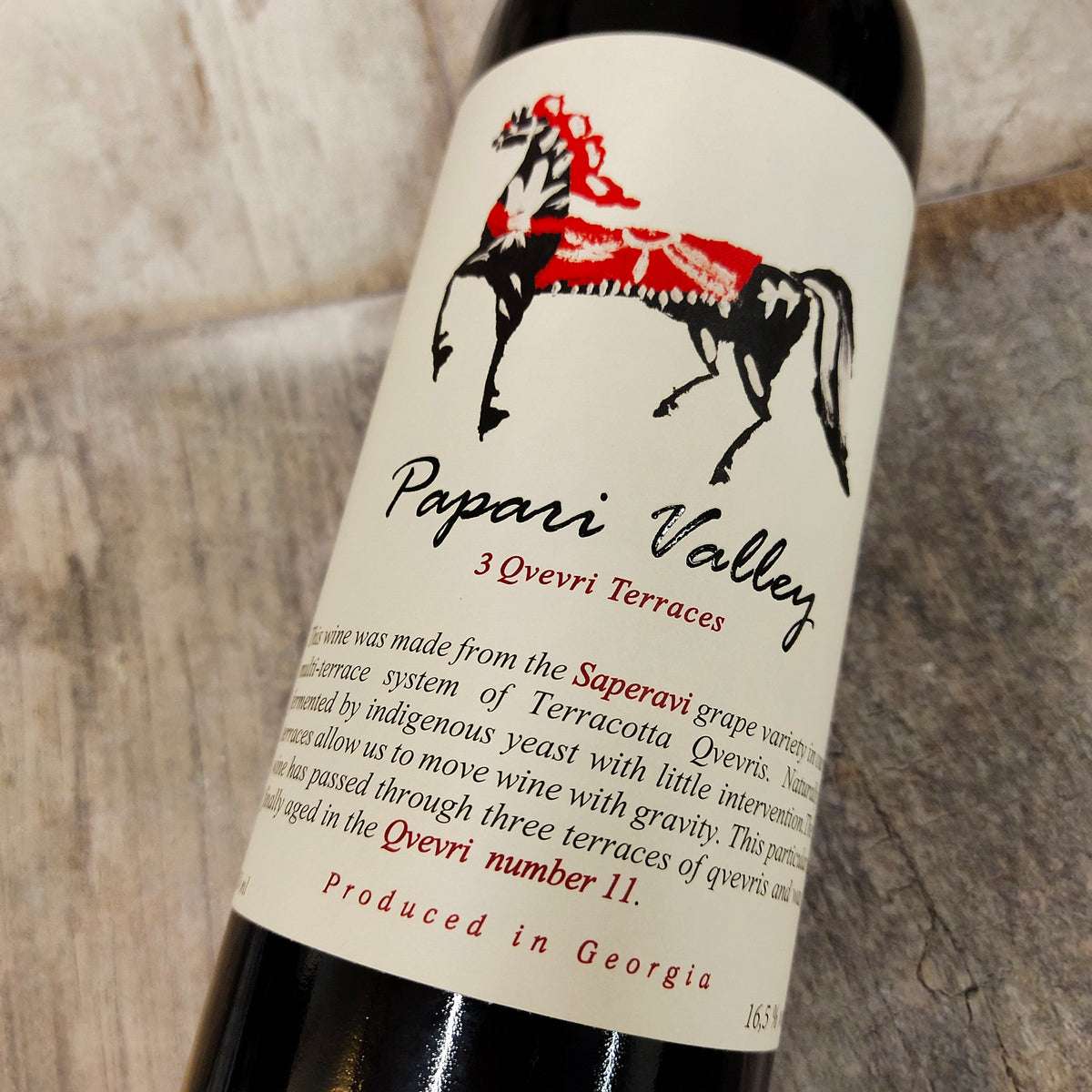 2023 Saperavi, 3 Qvevri Terraces, Qvevri 11 (red) – DECO Wines